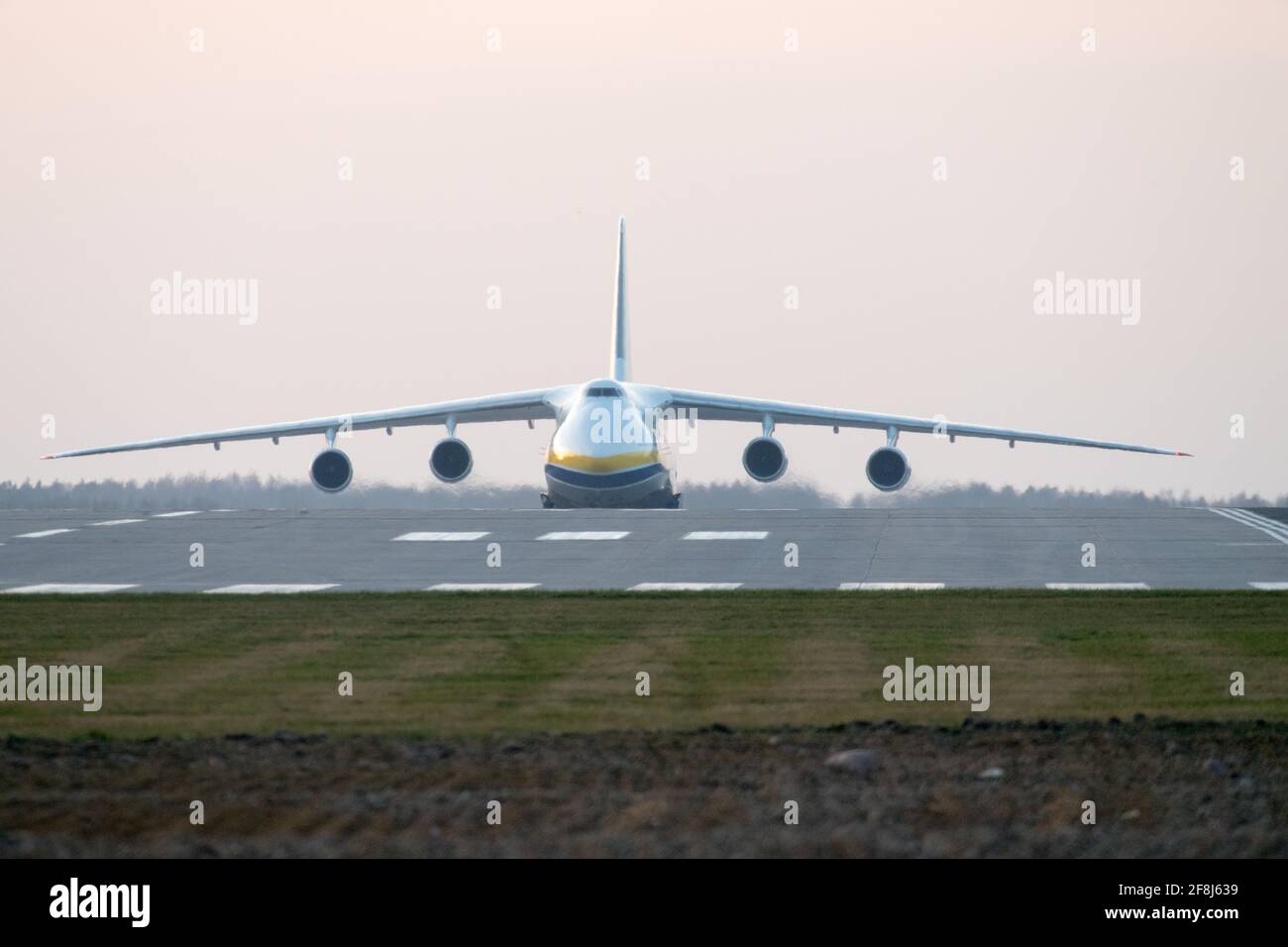 Russian strategic airlift jet aircraft Antonov An-124-100M Ruslan owned ...