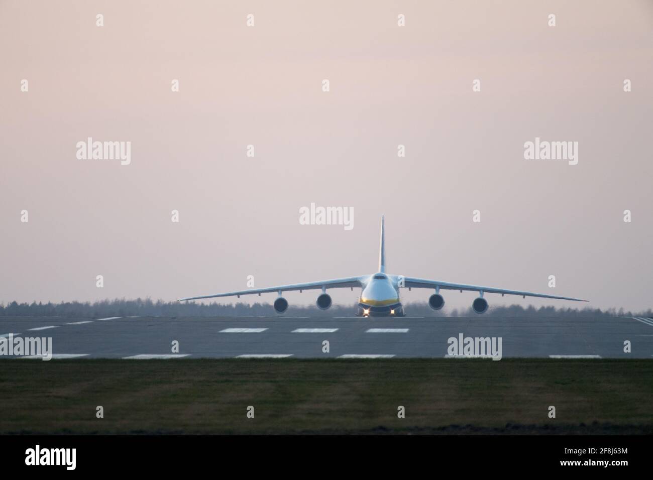 Russian strategic airlift jet aircraft Antonov An-124-100M Ruslan owned ...
