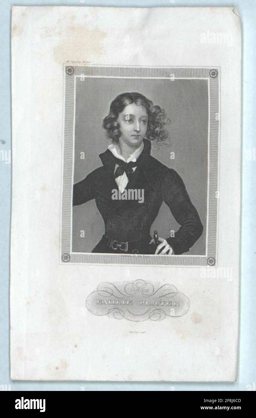 Plater, Emilie (Emilia) Countess of Stock Photo - Alamy