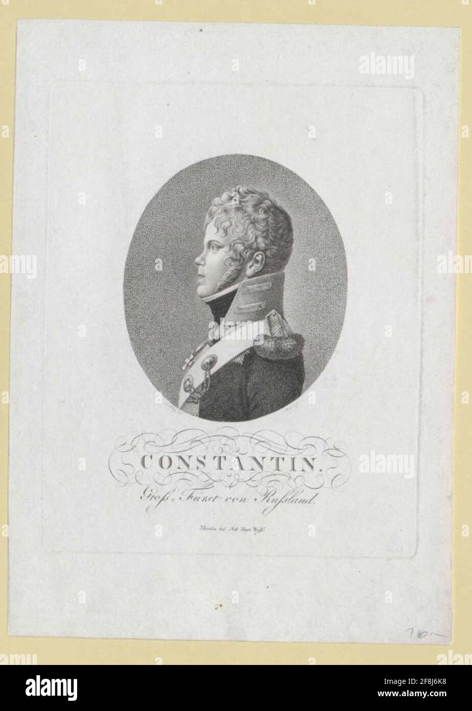 Konstantin, Grand Duke of Russia Stock Photo - Alamy