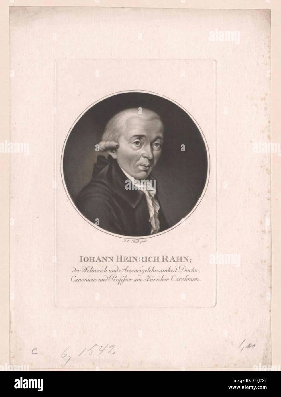 Rahn, Johann Heinrich Stock Photo - Alamy