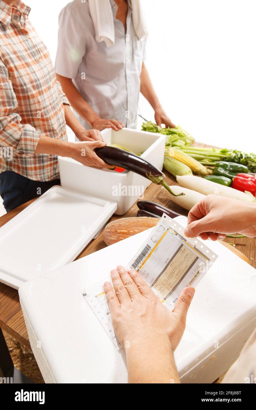 Farmers express agricultural products Stock Photo - Alamy