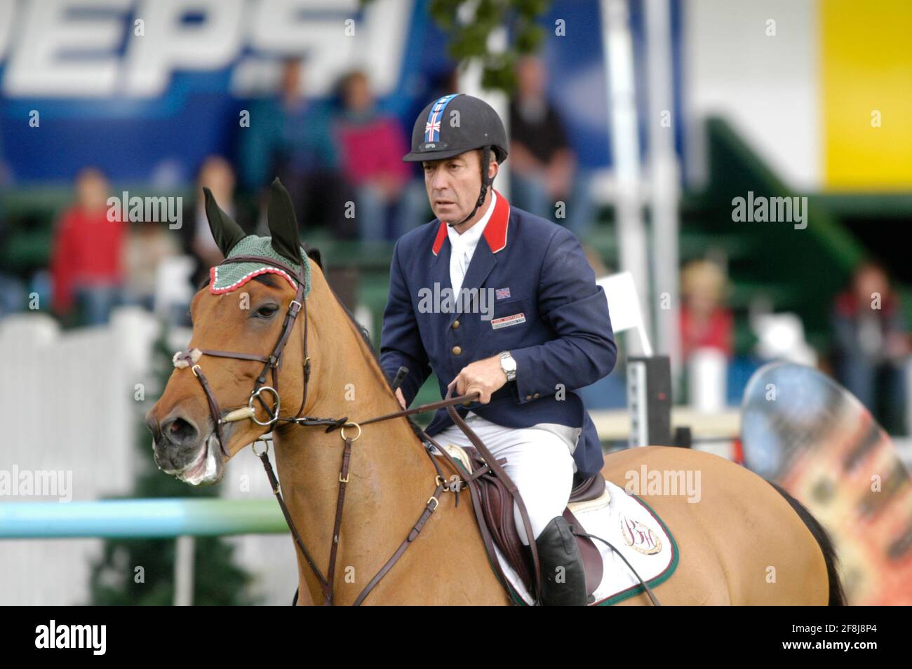 The National, Spruce Meadows June 2002, Michael Whitaker (GBR) riding ...