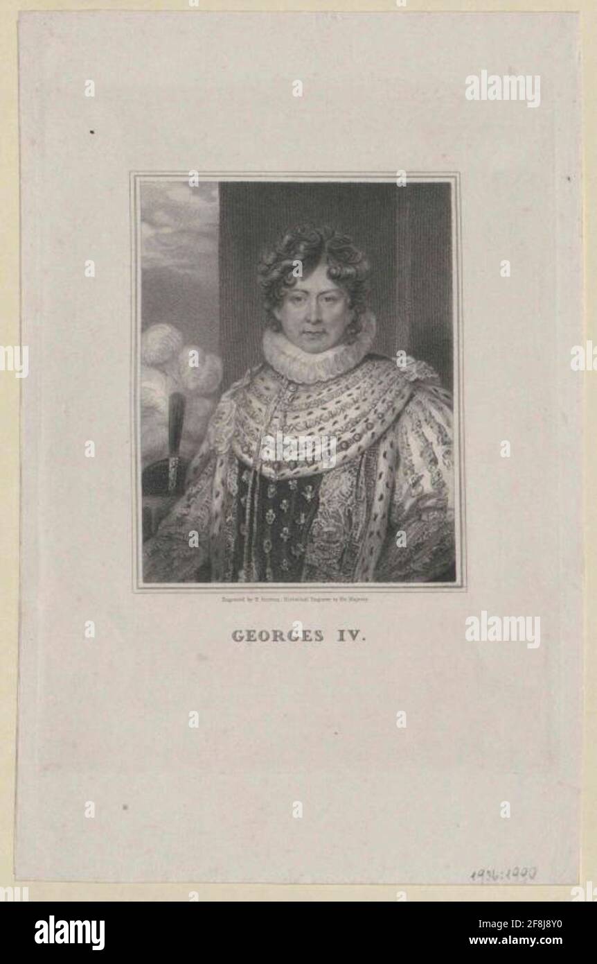 Georg IV., King of England Stock Photo - Alamy