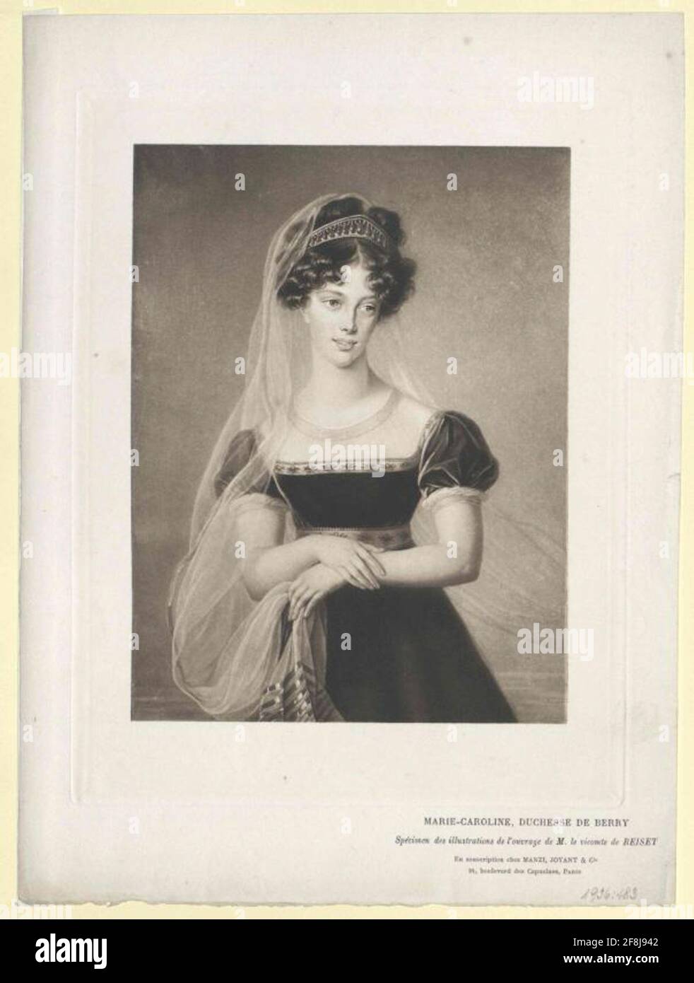 Karoline, Princess of Naples Sicily Stock Photo - Alamy