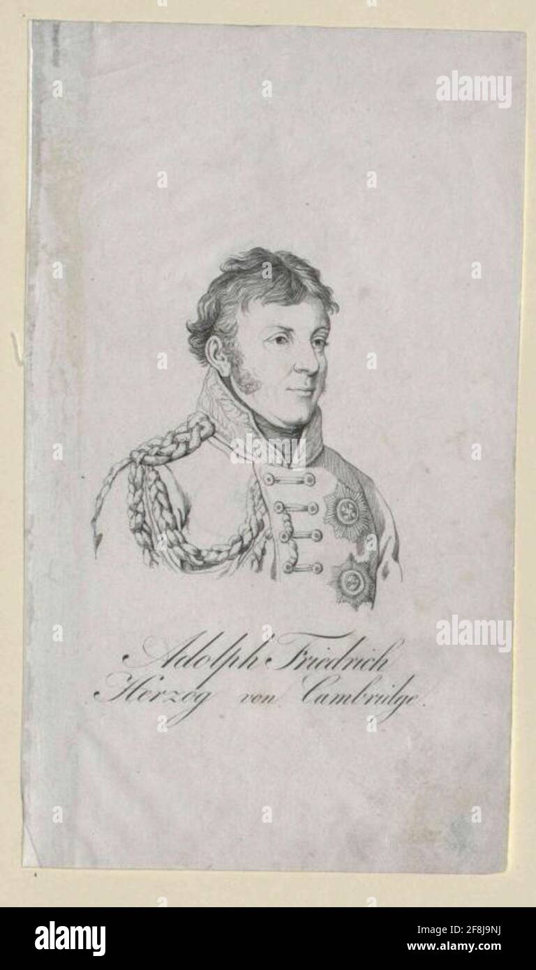 Duke adolf friedrich hi-res stock photography and images - Alamy