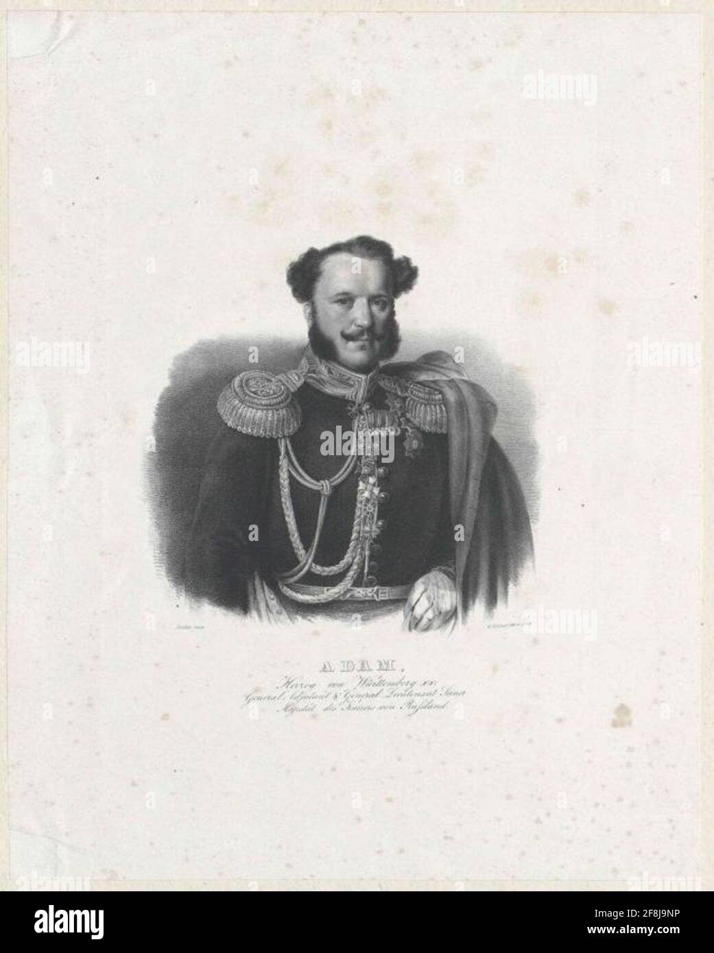 Adam, Duke of Württemberg Stock Photo - Alamy