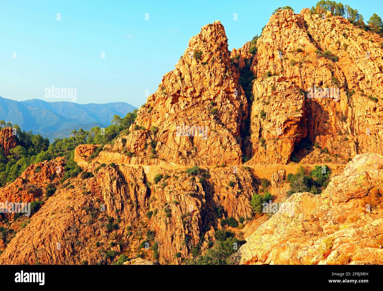 Calanques de Piana in Corsica Stock Photo - Alamy