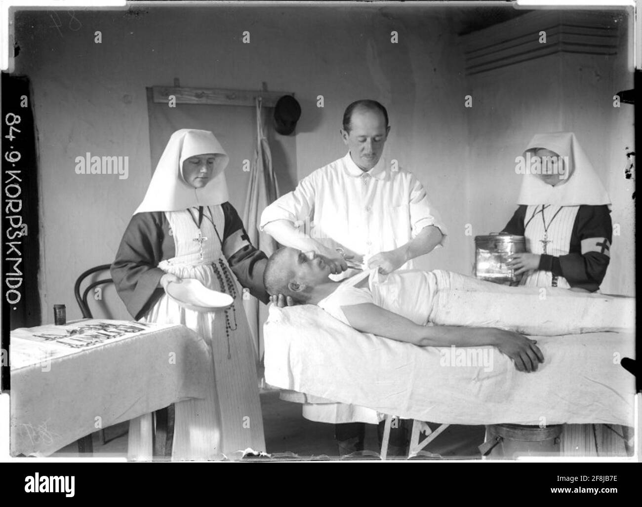 Ostrozec Operation room of a field hospital; Russia, Volhynia ...