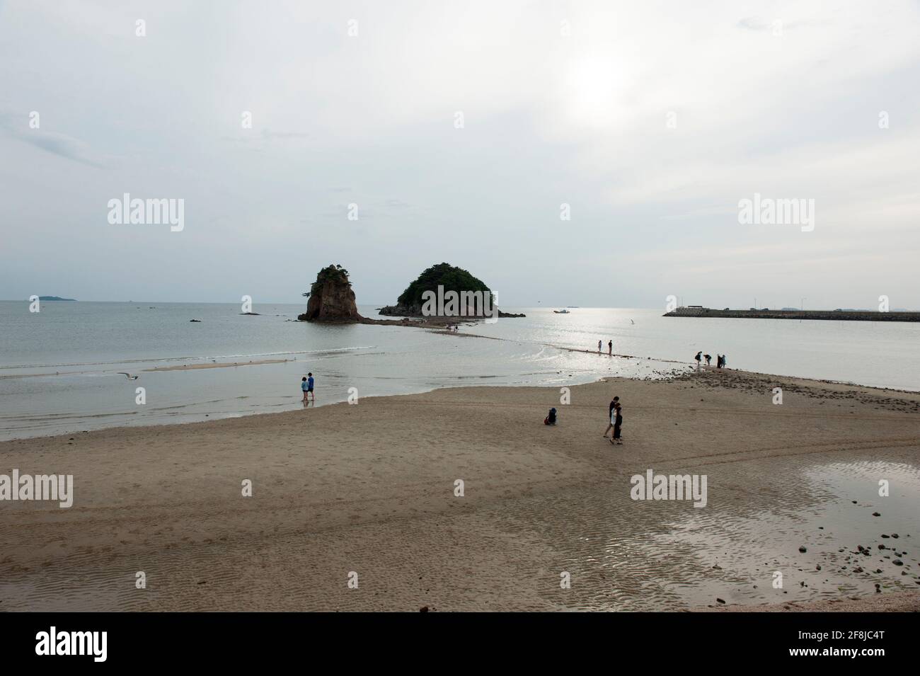 A secluded landscape by the seafront Stock Photo - Alamy