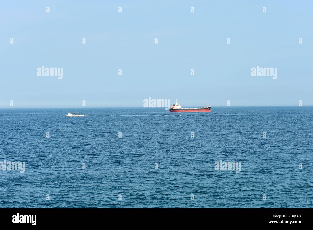 A cool beach in midsummer Stock Photo - Alamy