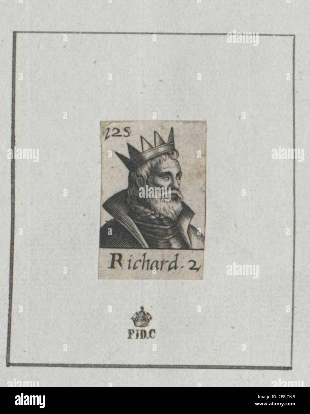 Richard II., King of England Stock Photo - Alamy