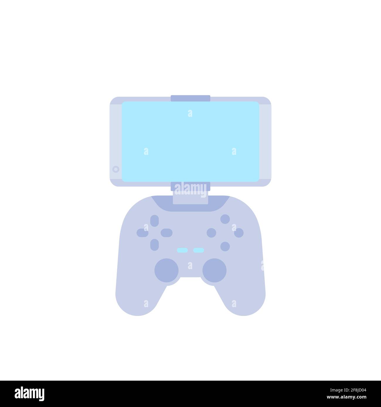 Gaming on phone Stock Vector Images - Alamy