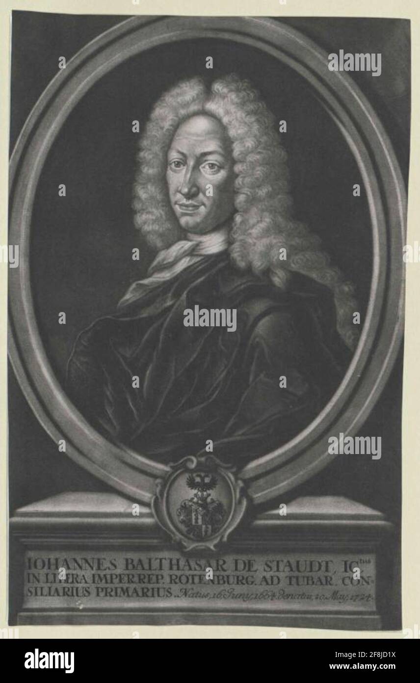 Staudt, Johann Balthasar von Stock Photo - Alamy