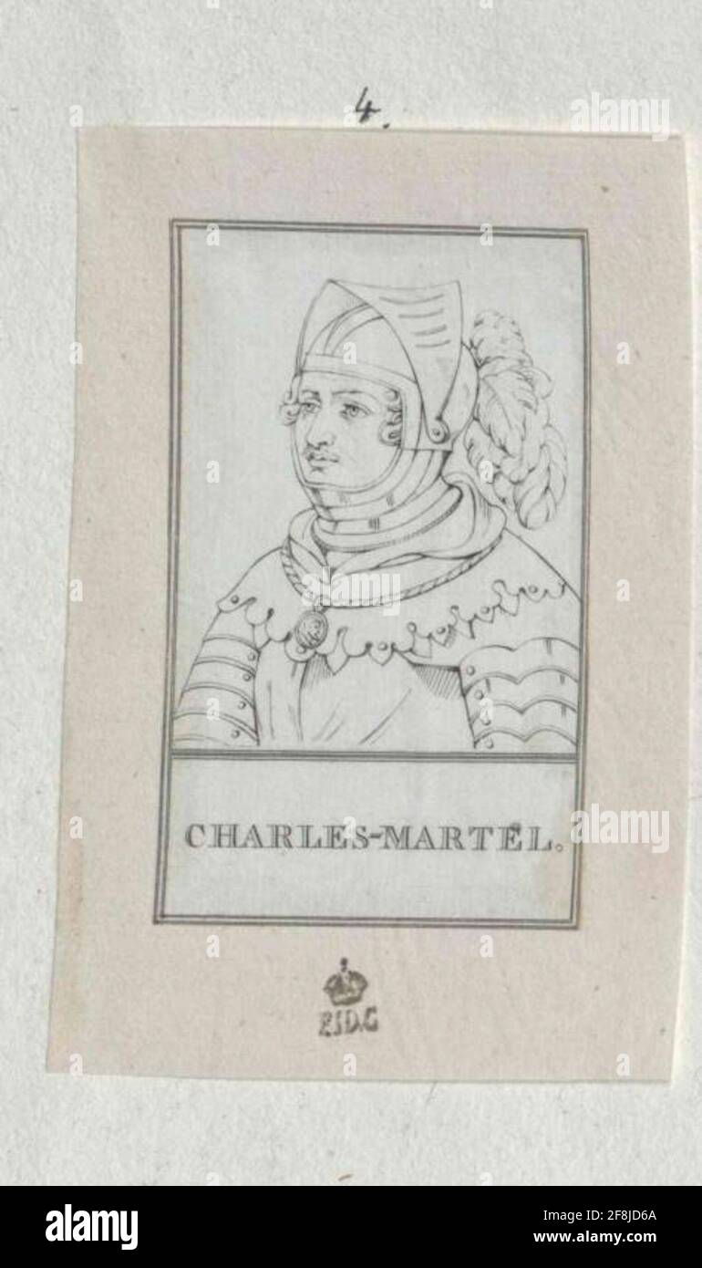 Karl Martell, Majordom of Franconia Stock Photo - Alamy