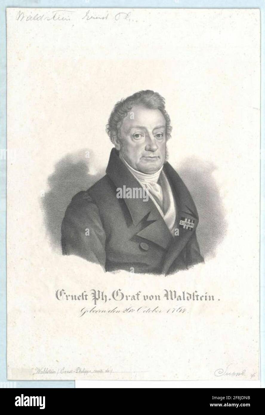 Waldstein, Ernst Philipp Graf von Stock Photo - Alamy