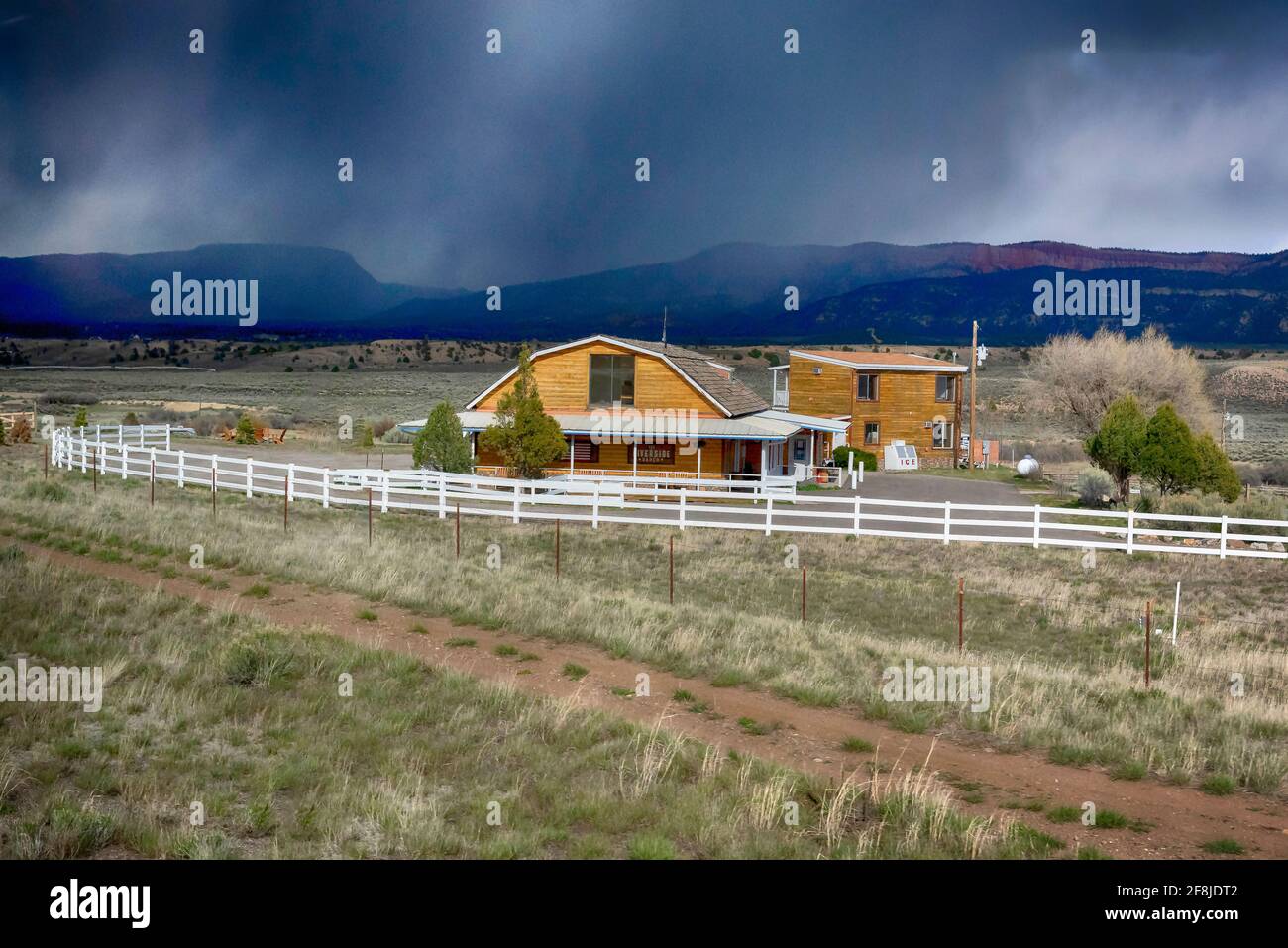 Lonely farm, Arizona Stock Photo - Alamy