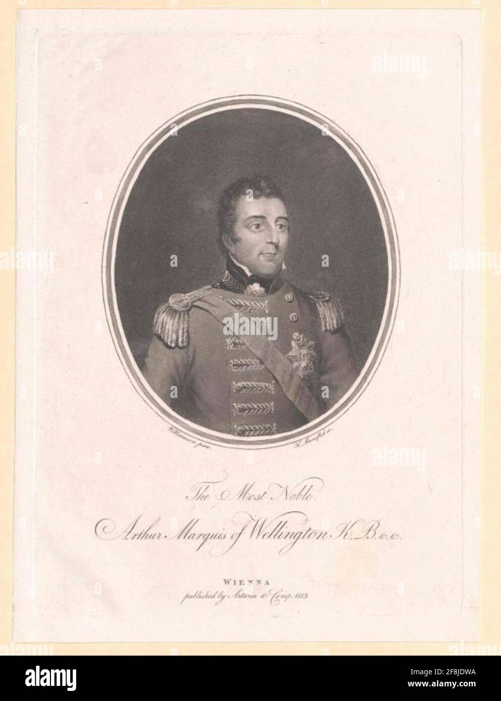 Wellington, Arthur Wellesley Duke of Stock Photo - Alamy