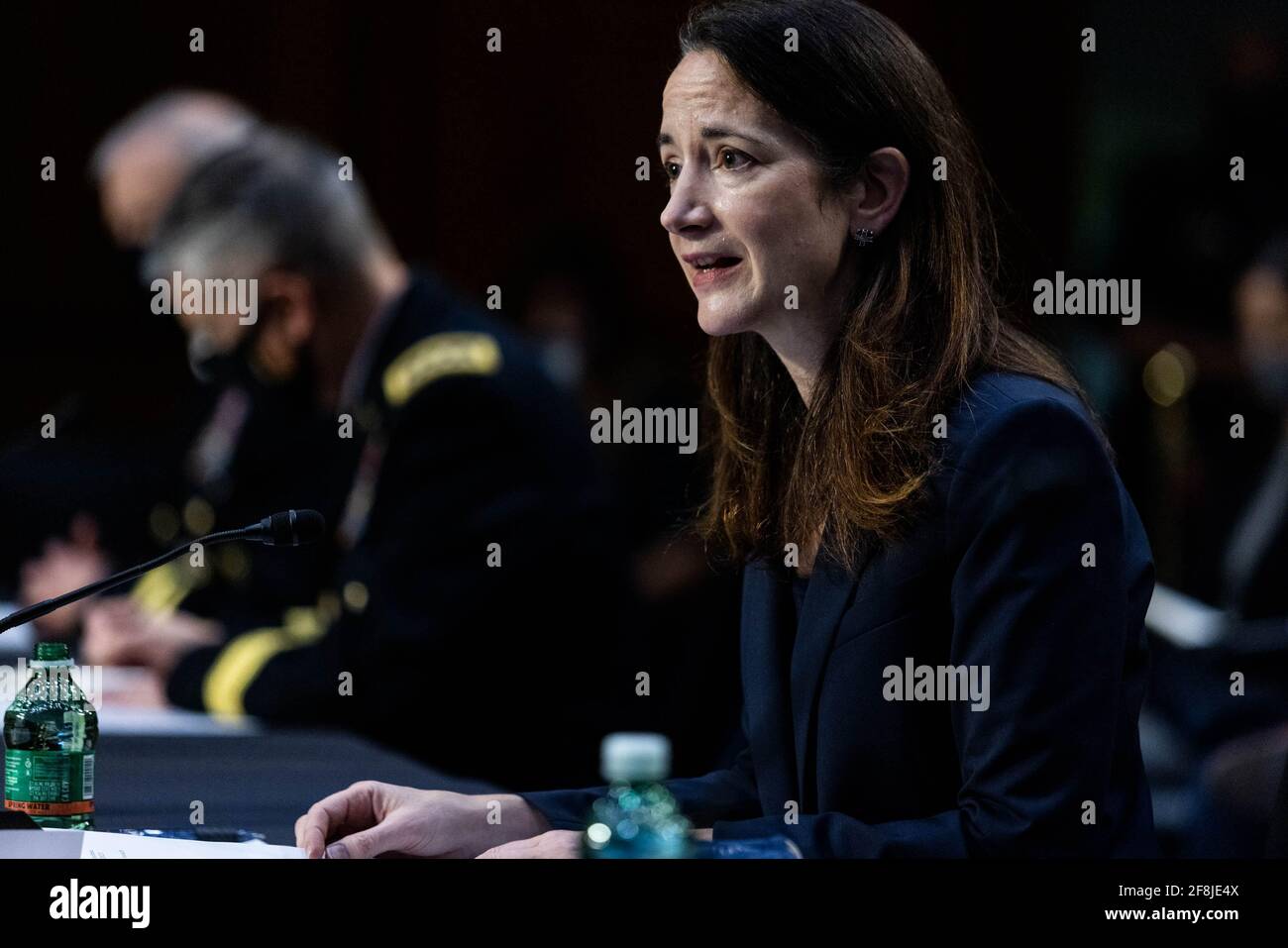 Director of National Intelligence Avril Haines speaks during a Senate ...