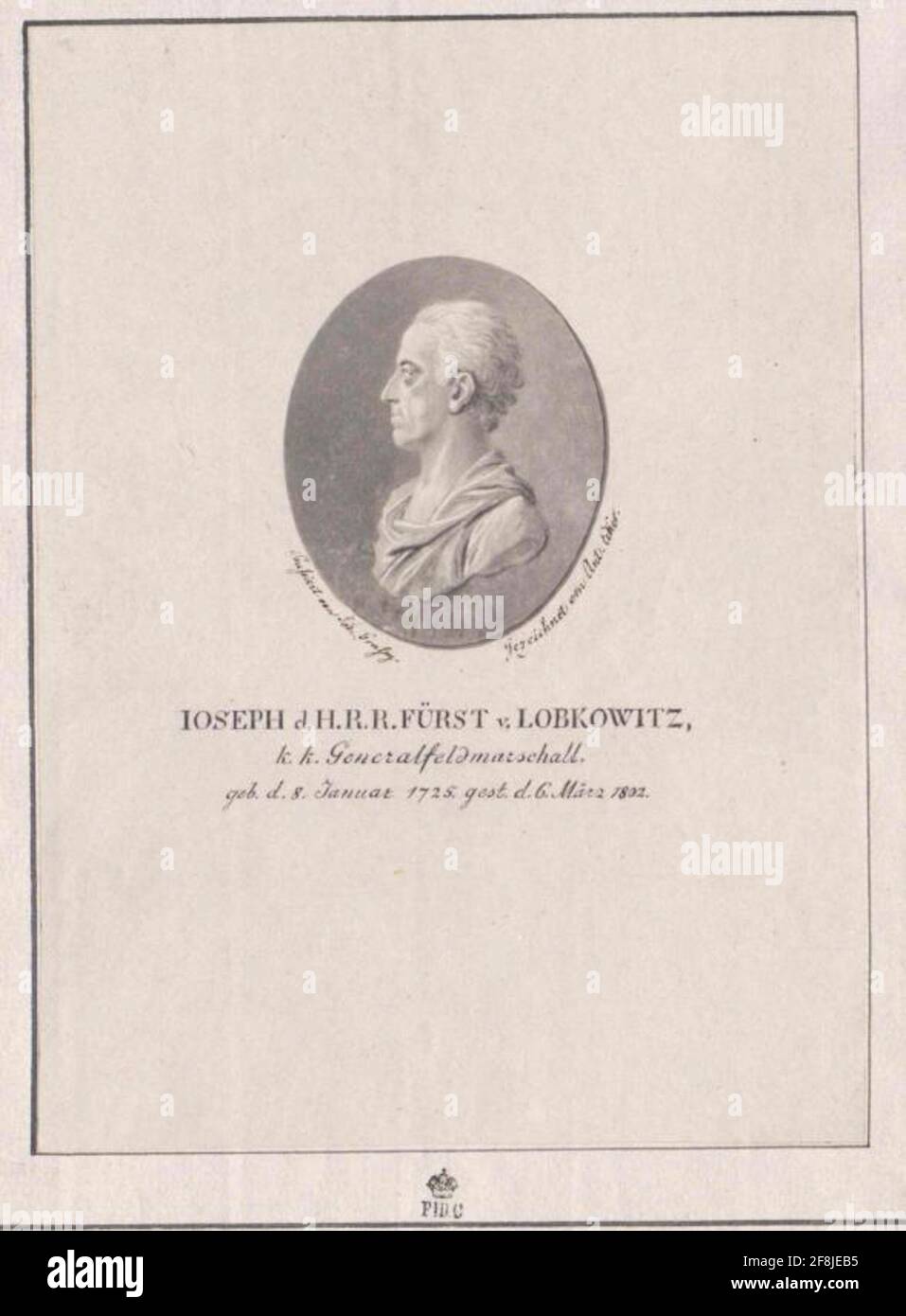 Lobkowitz, Josef Prince Stock Photo - Alamy