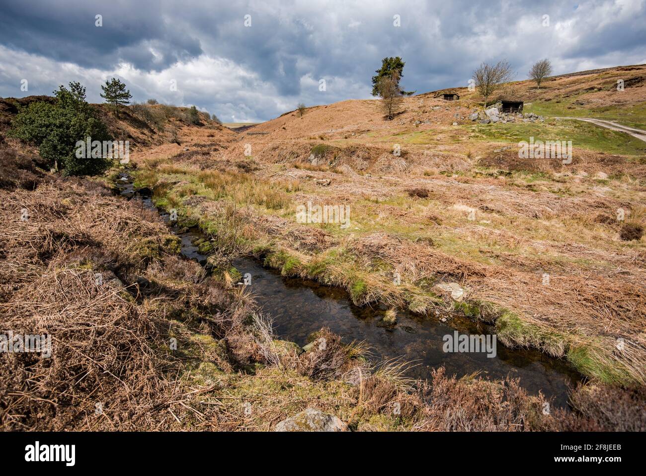 Lower Barden reservoir and environs Stock Photo - Alamy