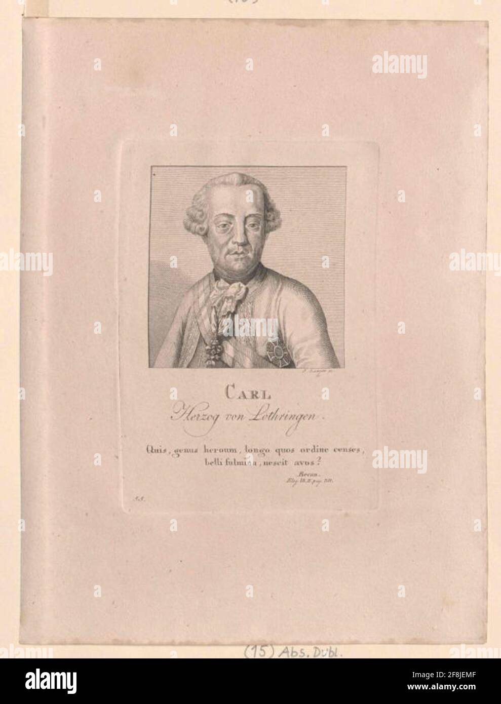 Karl Alexander, Prince of Lorraine Stock Photo - Alamy