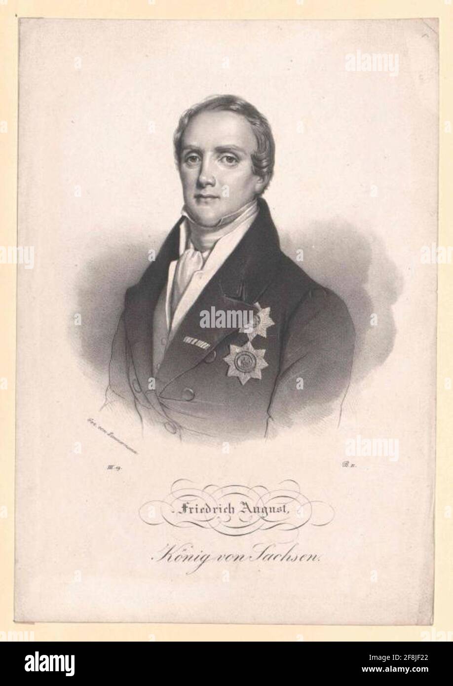 Friedrich August II, King of Saxony Stock Photo - Alamy