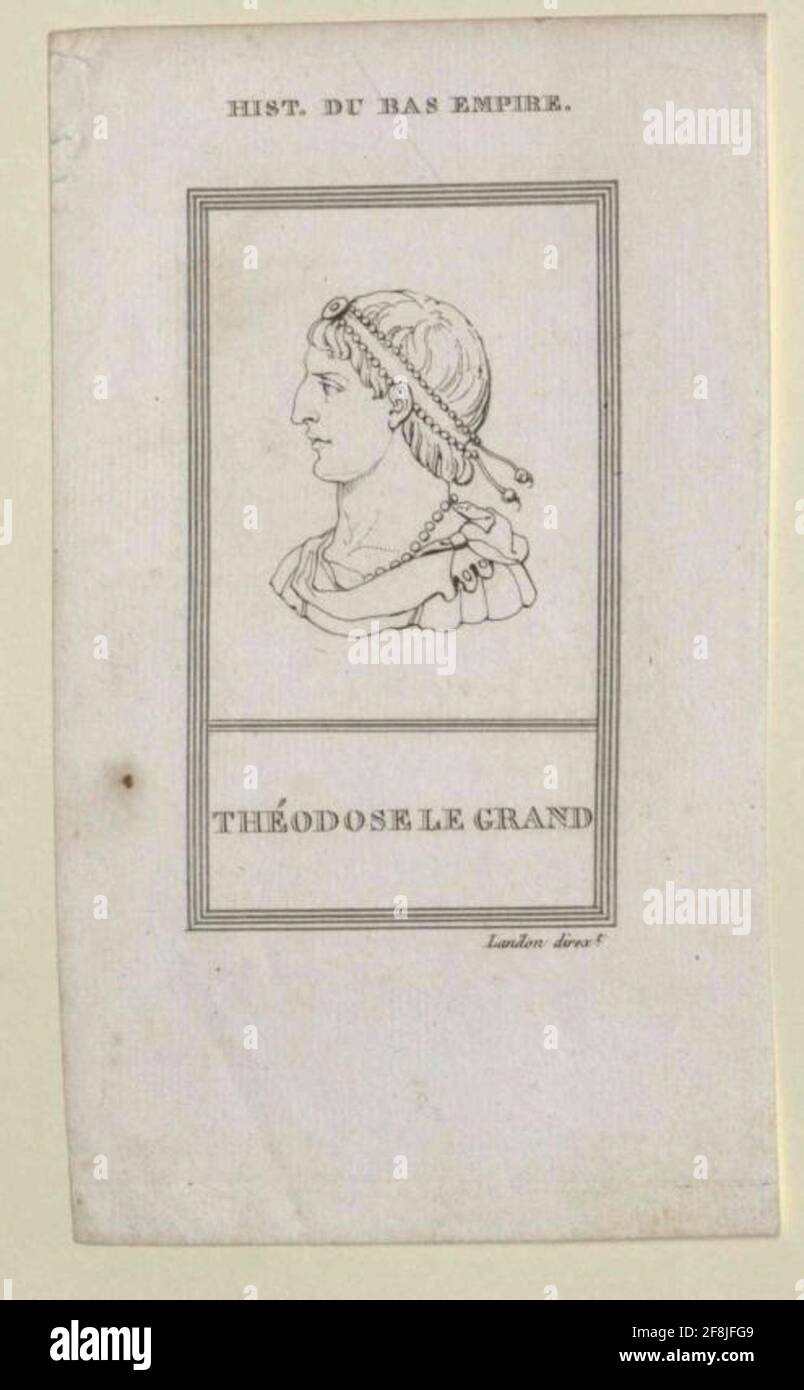 Theodosius I., Roman Emperor Stock Photo - Alamy