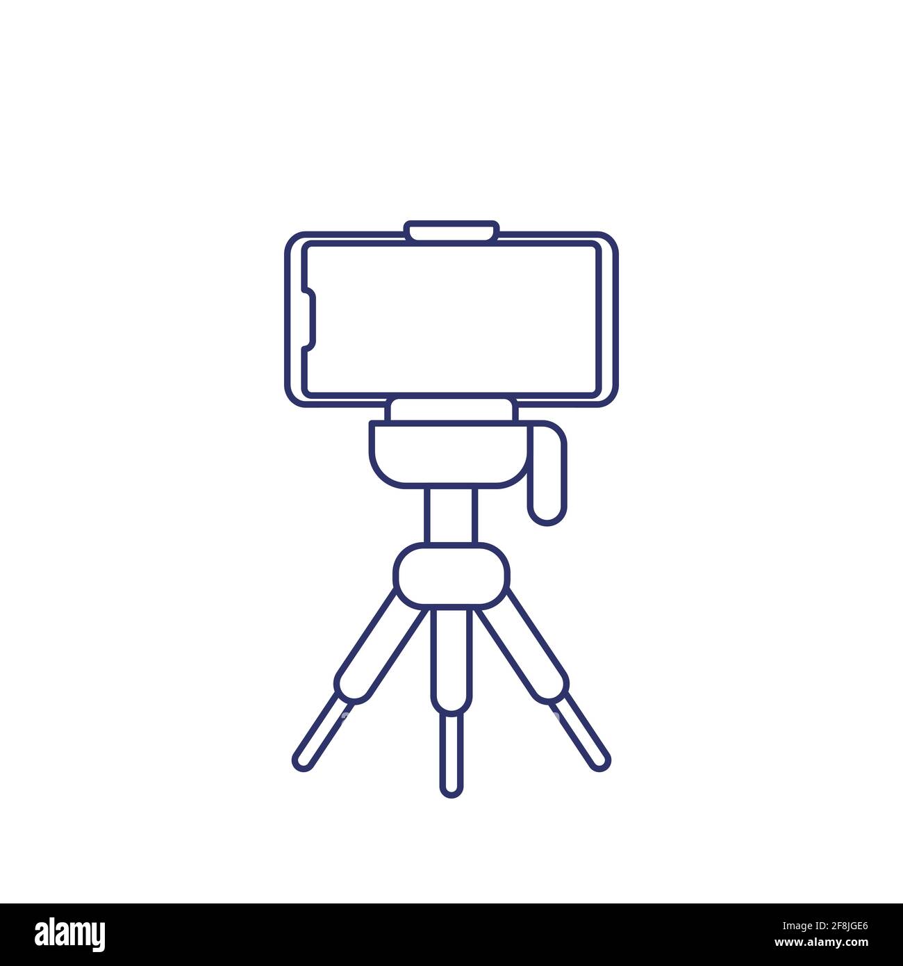 Smartphone on tripod Stock Vector Images - Alamy