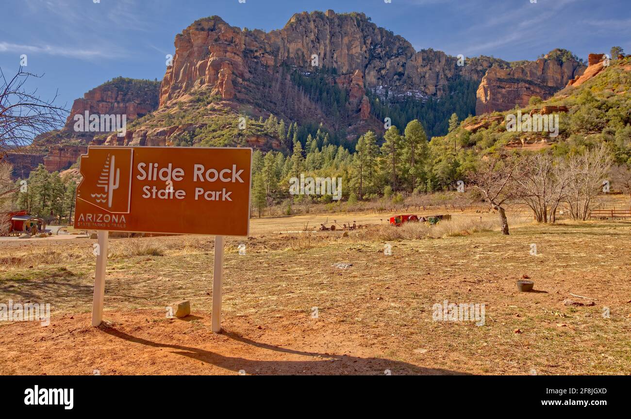 Slide rock state park hi-res stock photography and images - Alamy