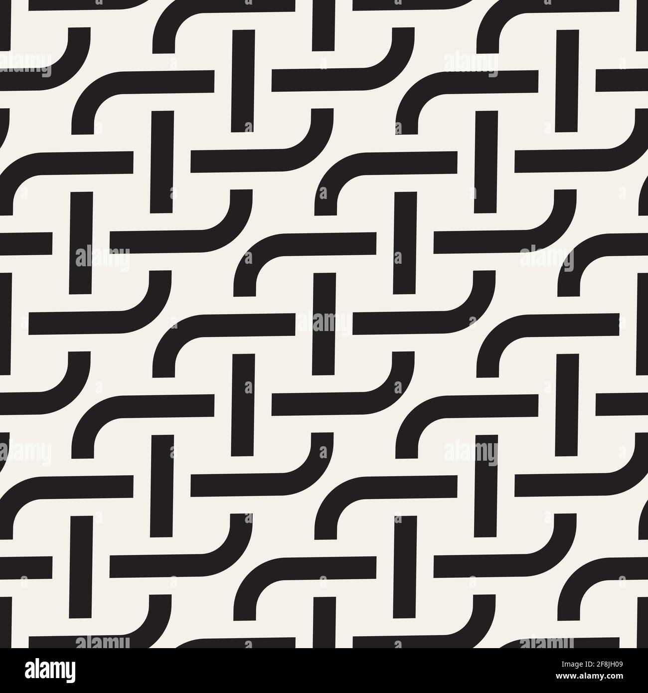 Vector seamless geometric pattern. Stylish abstract decorative ...