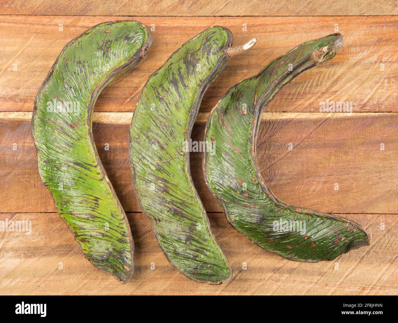 Fresh inga fruit. The guama fruit tropical and exotic from South ...