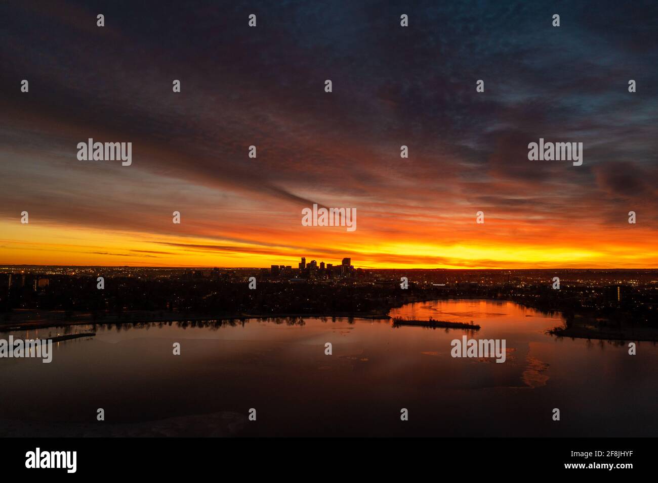 Denver sunrise hi-res stock photography and images - Alamy