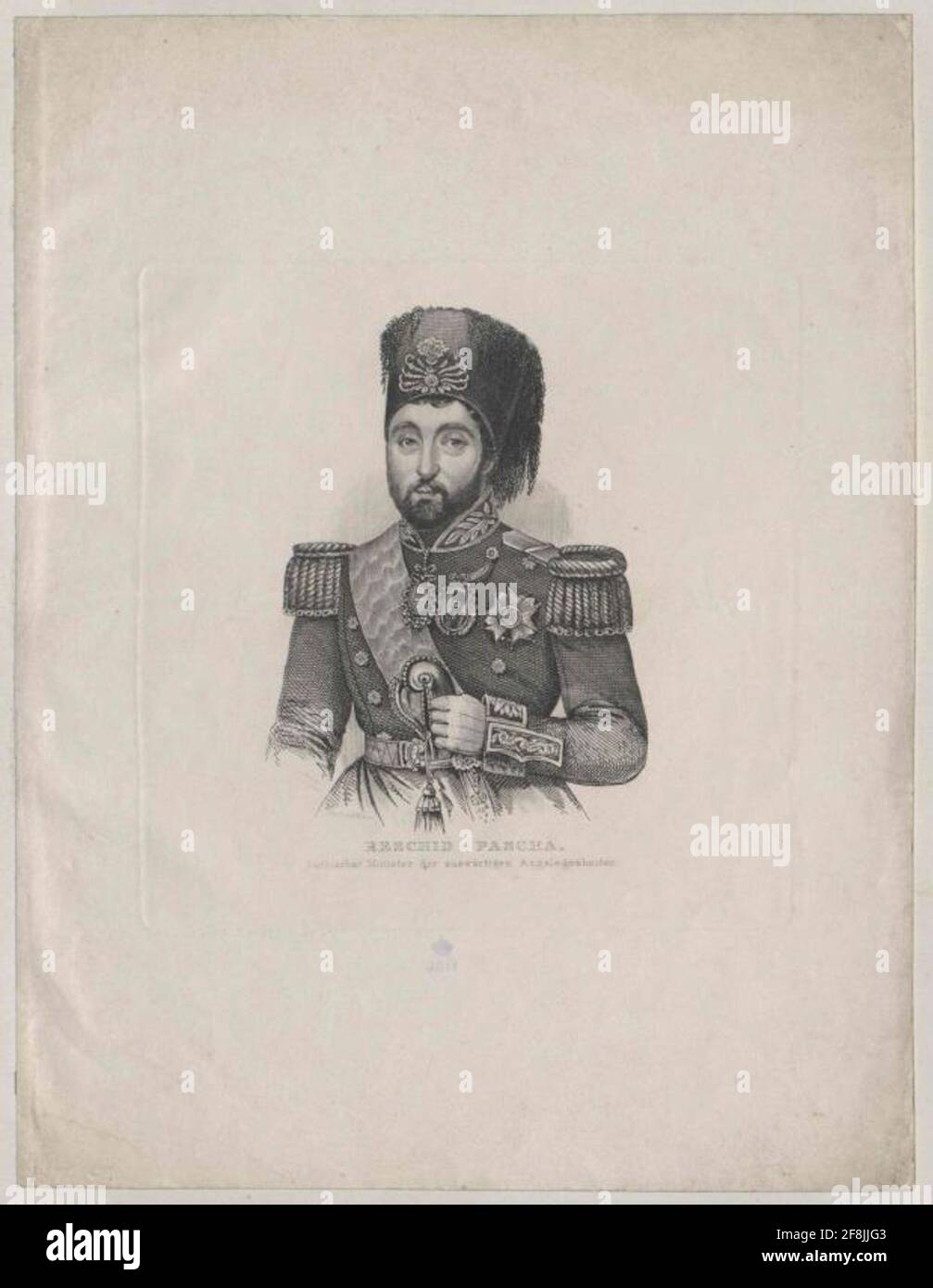 Reschid Pasha Mustafa Mehmed Stock Photo - Alamy
