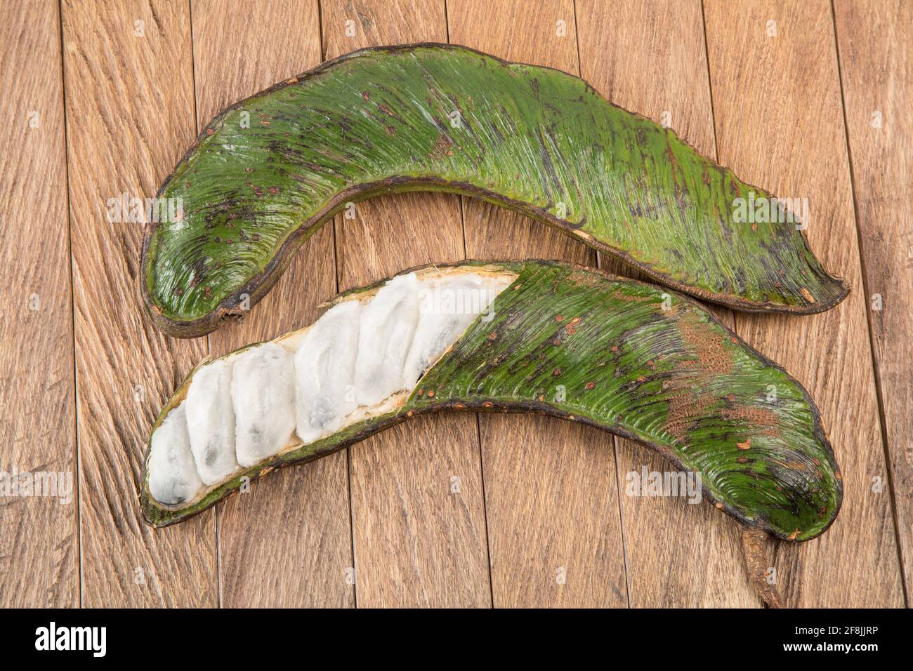 Fresh inga fruit. The guama fruit tropical and exotic from South ...