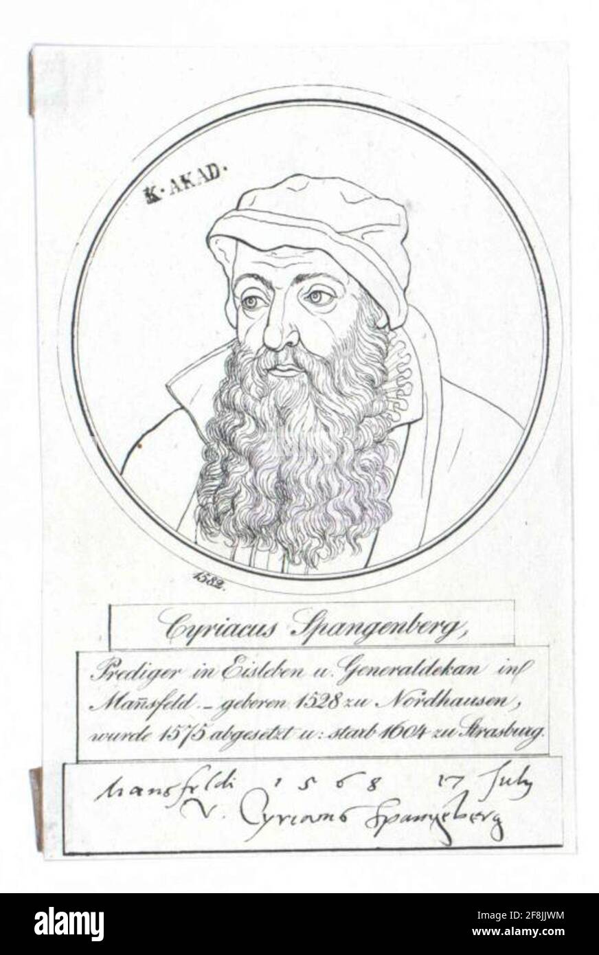 Spangenberg, Cyriacus Stock Photo - Alamy