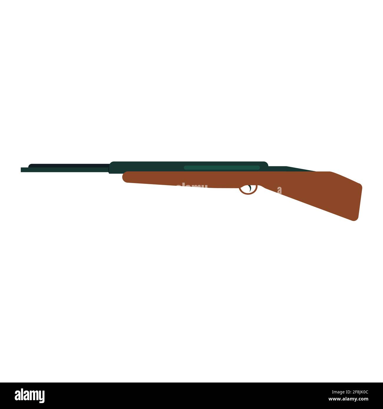 Weapon rifle gun vector military army handgun illustration. War rifle ...