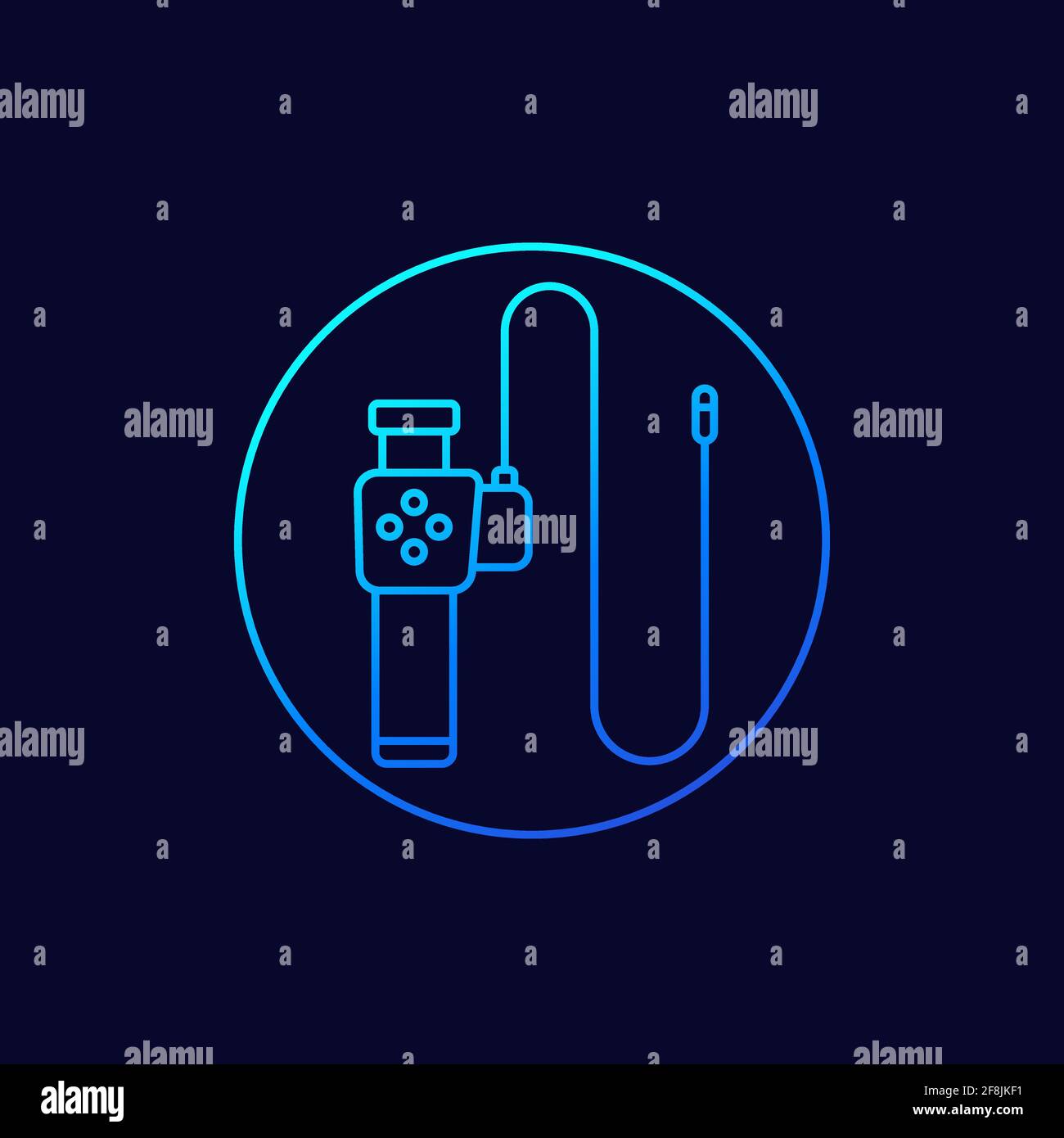 Colonoscopy endoscope Stock Vector Images - Alamy