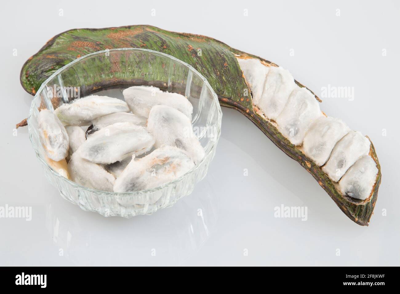 Fresh inga fruit. The guama fruit tropical and exotic from South ...