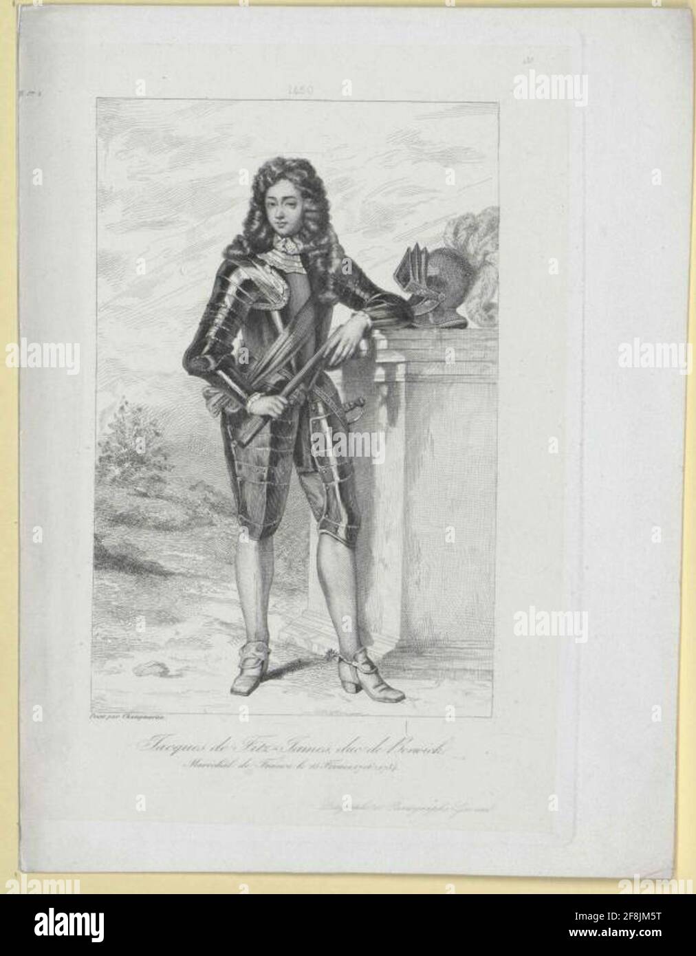 Fitzjames, James Duke of Berwick Stock Photo - Alamy