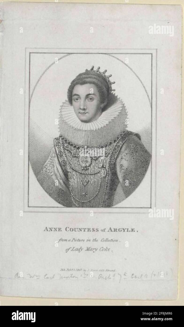 Cornwallis, Anne Lady Stock Photo - Alamy