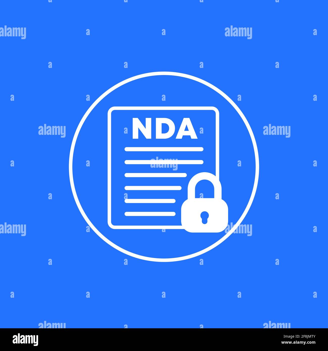 Confidential disclosure agreement Stock Vector Images - Alamy