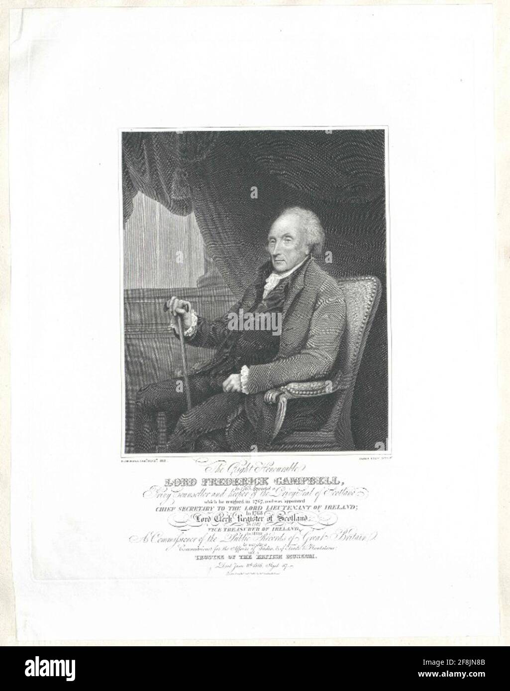 Campbell, Frederick Lord Stock Photo - Alamy