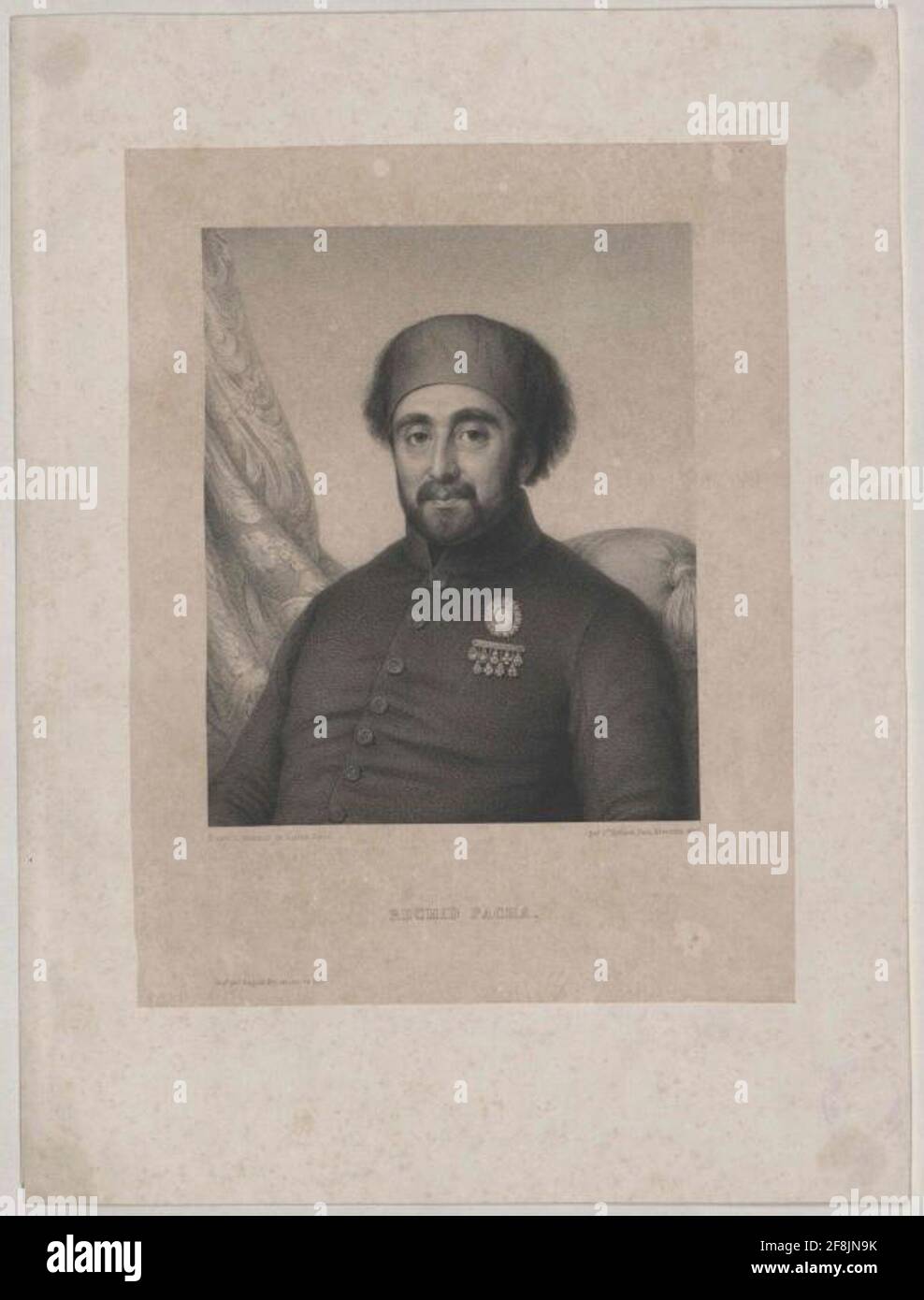 Reschid Pasha Mustafa Mehmed Stock Photo - Alamy