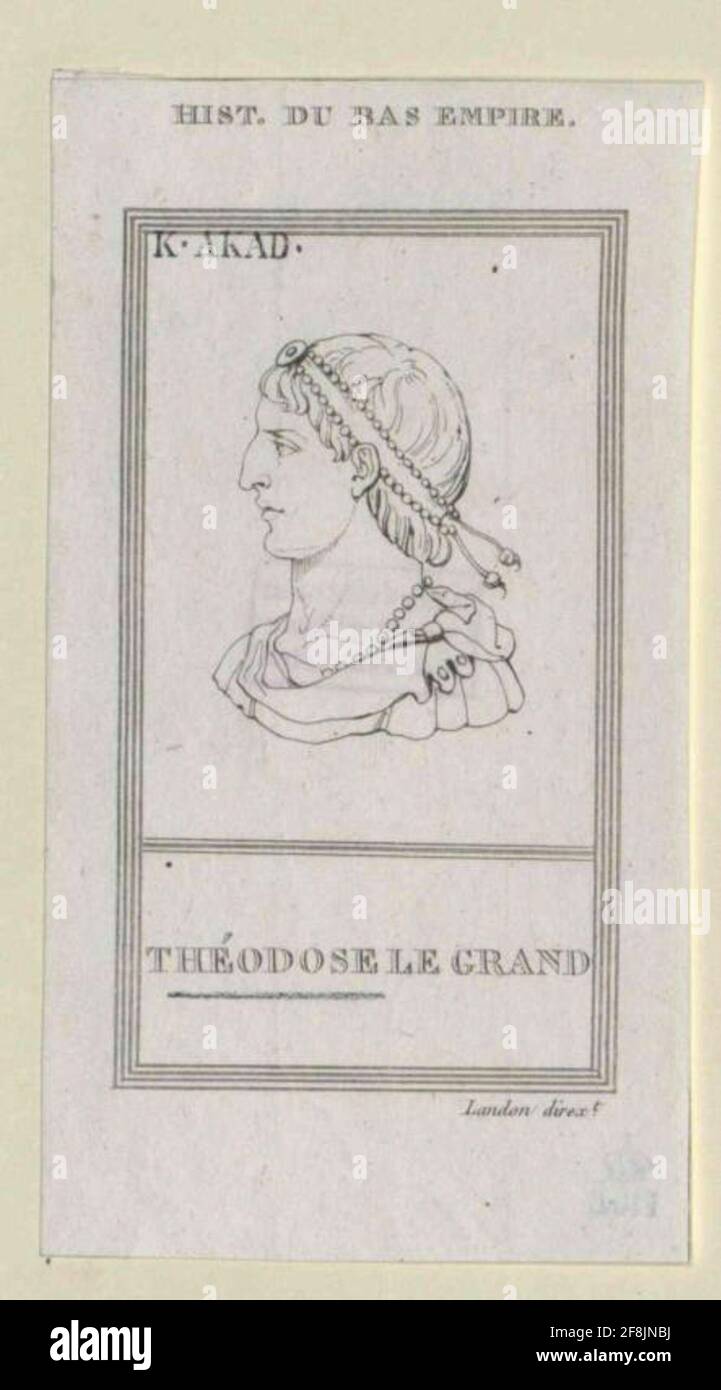 Theodosius I., Roman Emperor Stock Photo - Alamy