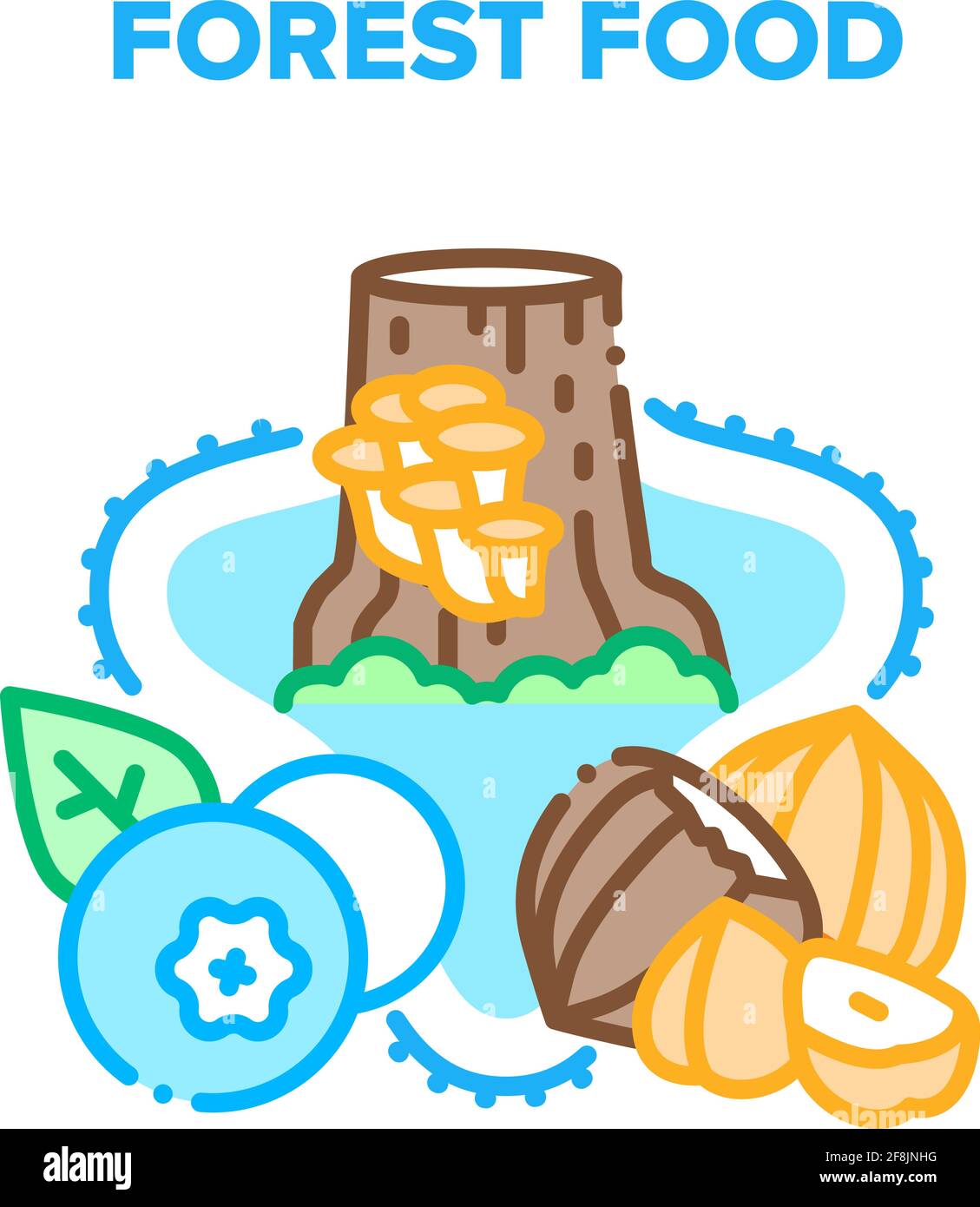 Stump gourmet Stock Vector Images - Alamy