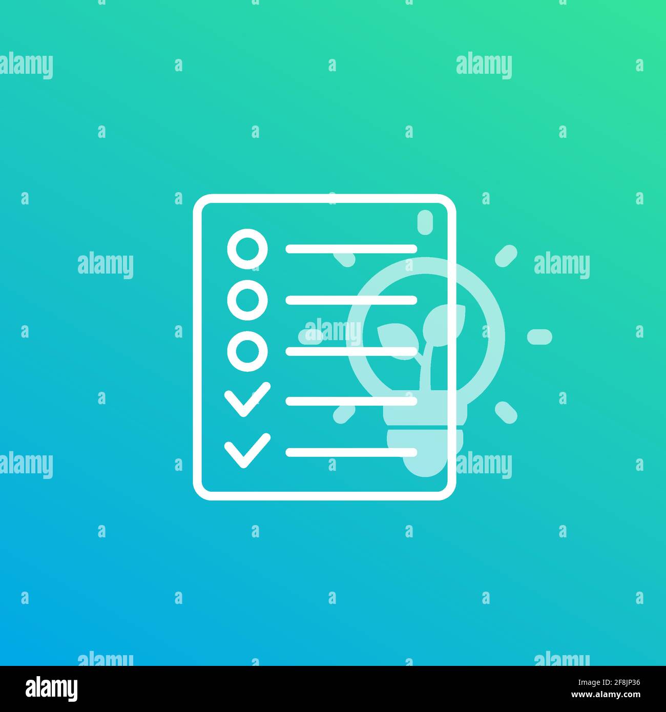 Eco project and environmental planning icon vector Stock Vector Image ...