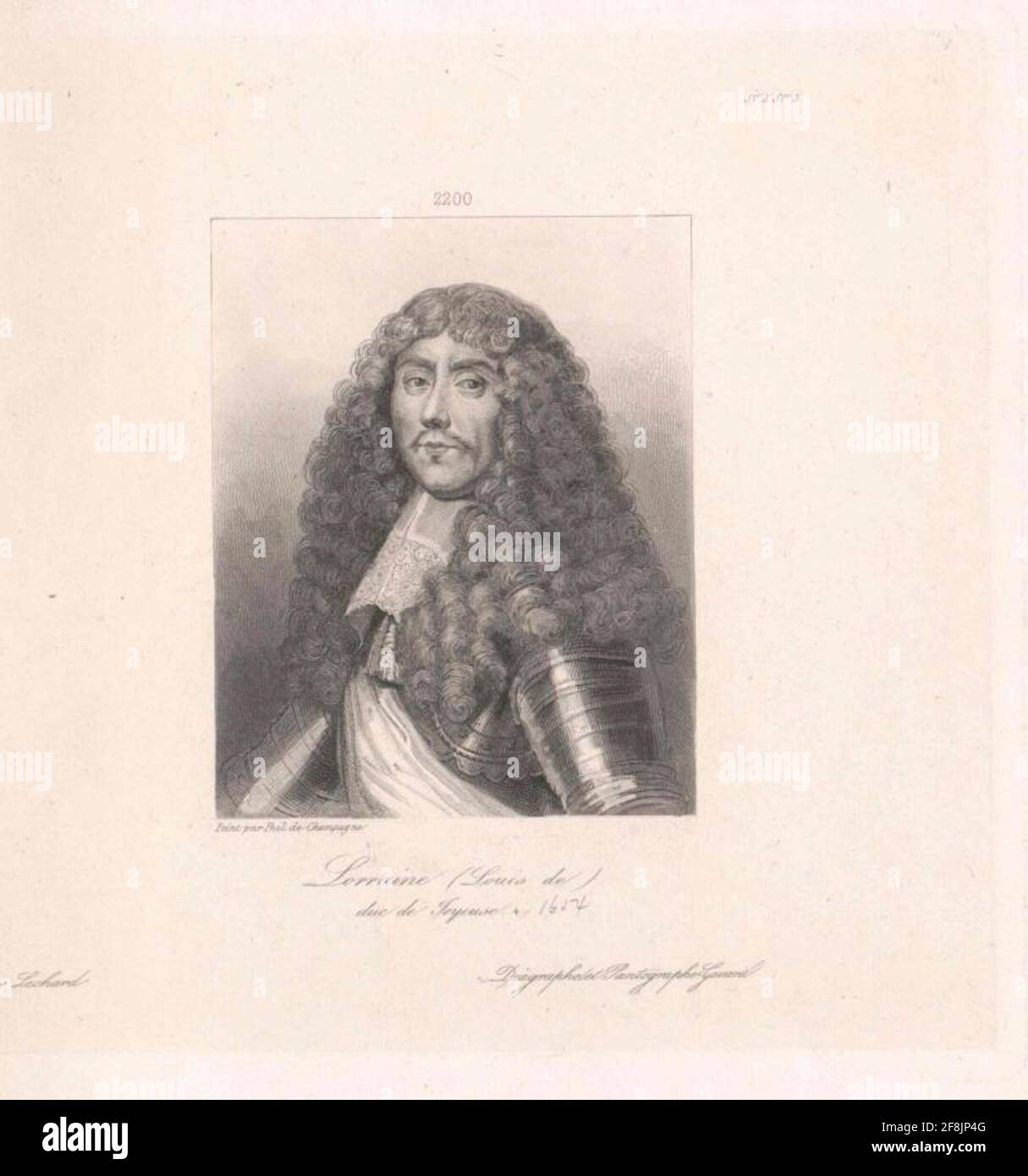 Ludwig of Lorrainen-Guise, Duke of Joyeuse Stock Photo - Alamy