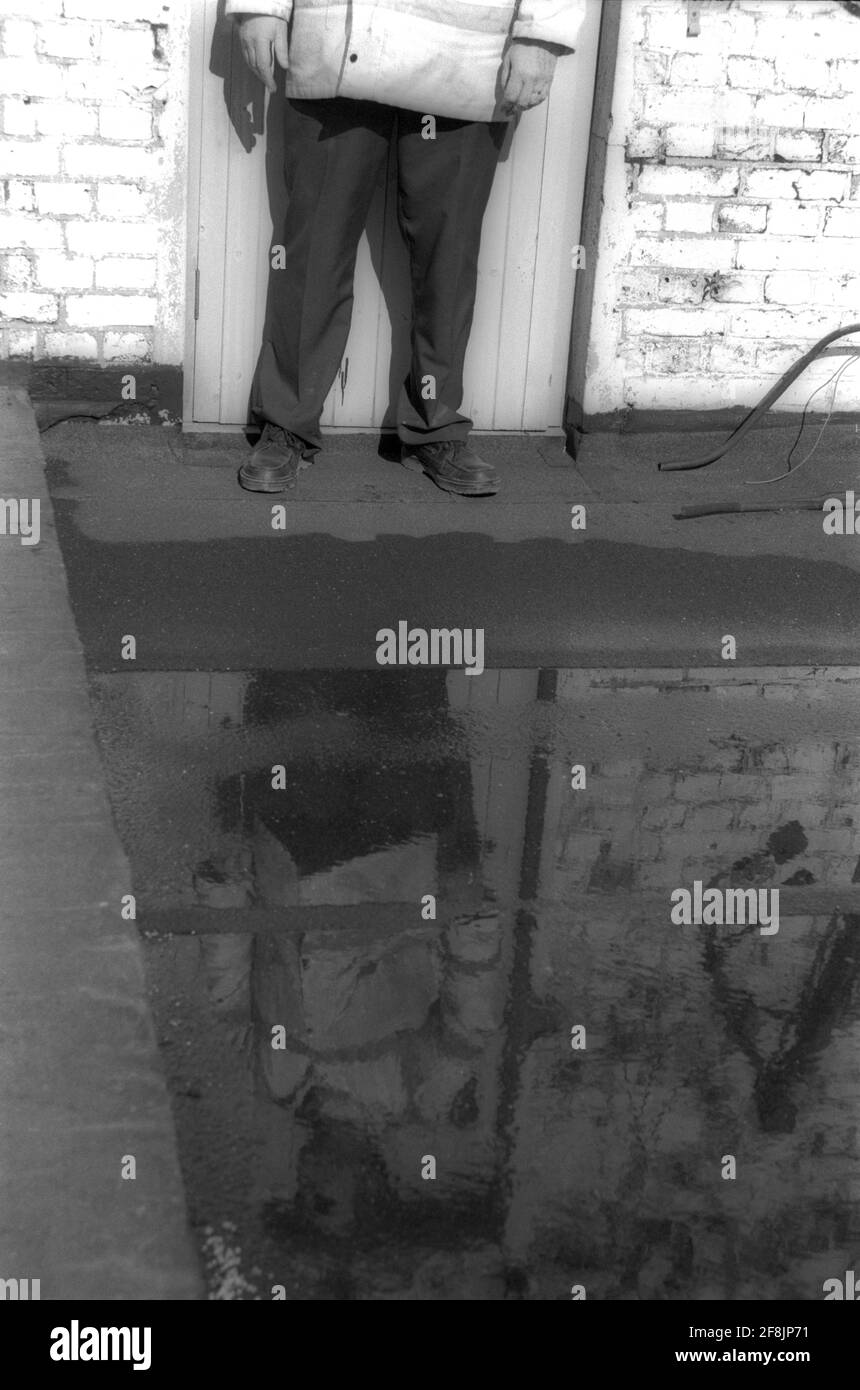 Worker and supervisor Black and White Stock Photos & Images - Alamy