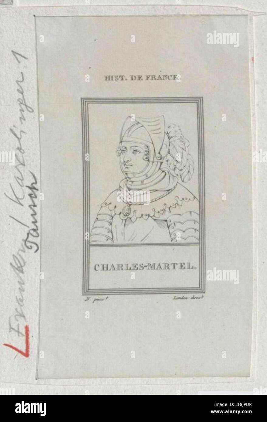 Karl Martell, Majordom of Franconia Stock Photo - Alamy